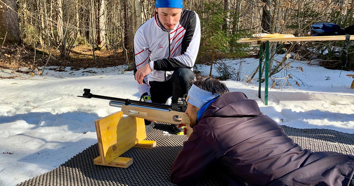 Biathlon-Training am Nordic Center in Kössen