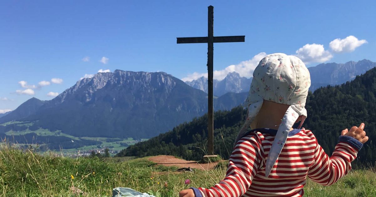 Mit Baby in den Bergen